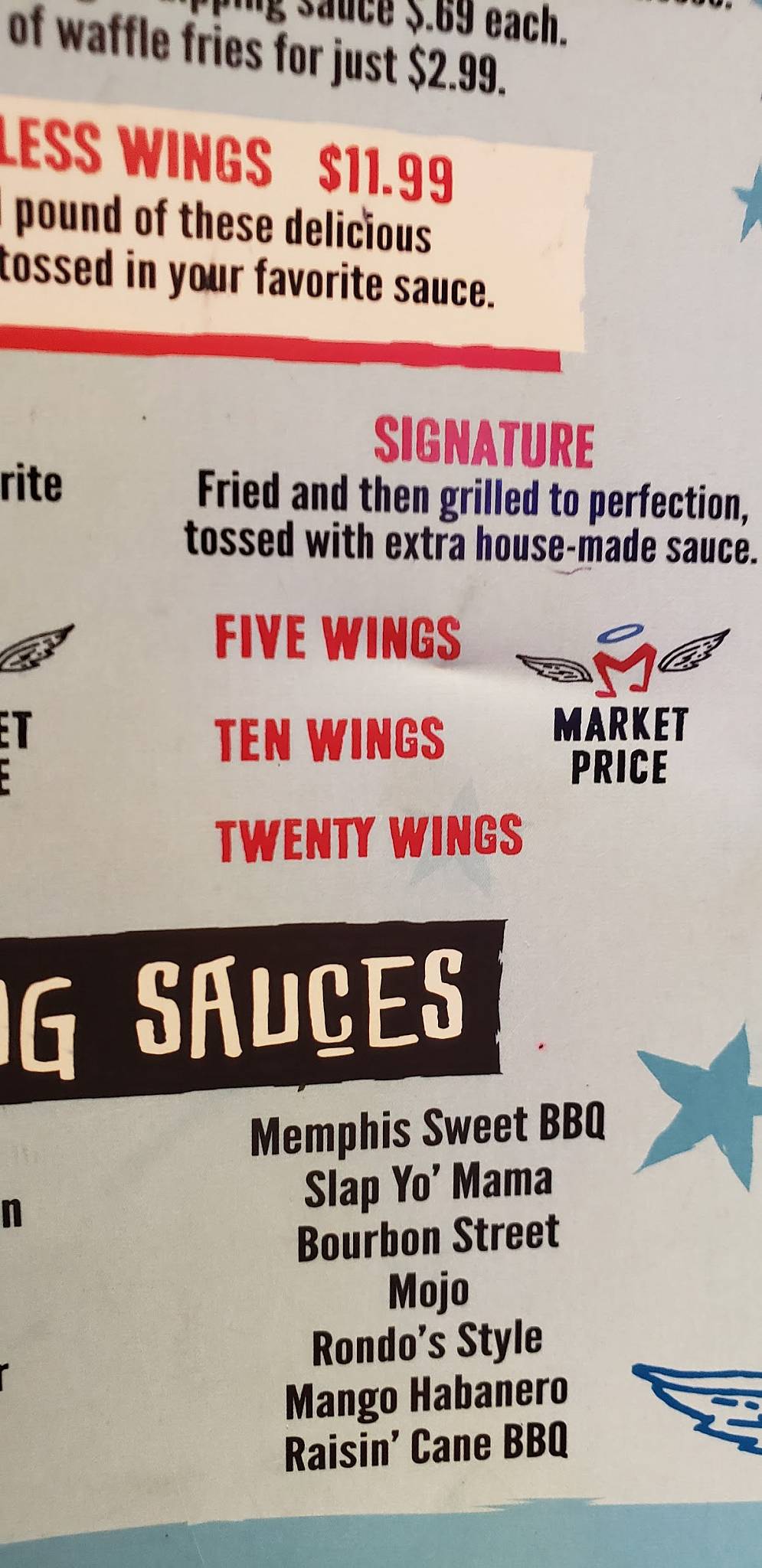 Menu at Mojo's-Food. Music. Soul. (Ocala Location) restaurant, Ocala ...