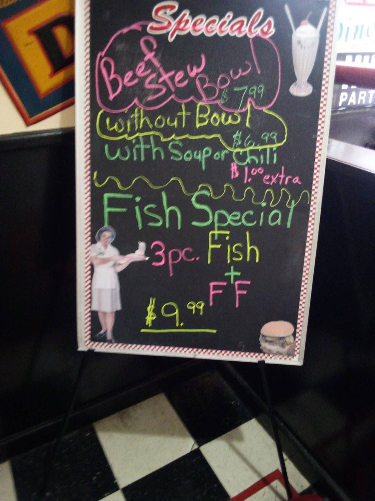 Menu at Maid-Rite restaurant, Moline, 16th St