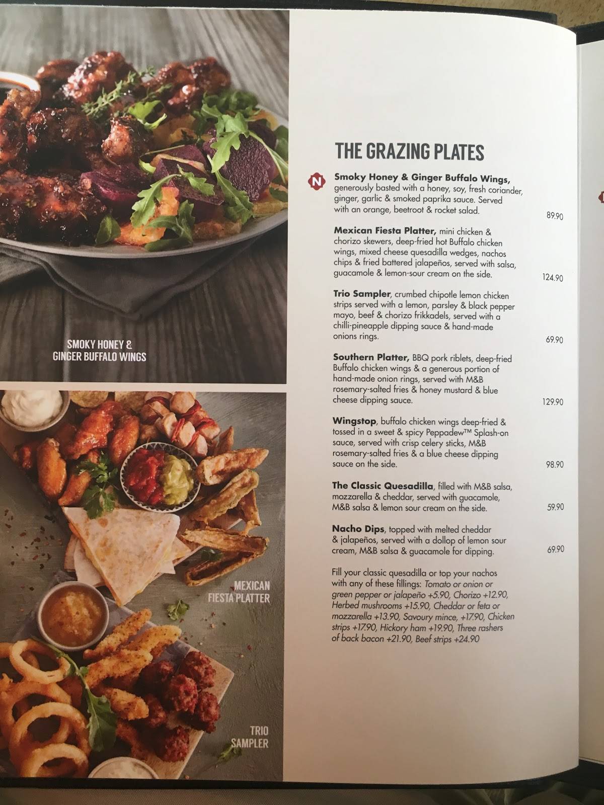 Menu at Mugg & Bean restaurant, Randburg, Boskruin Village