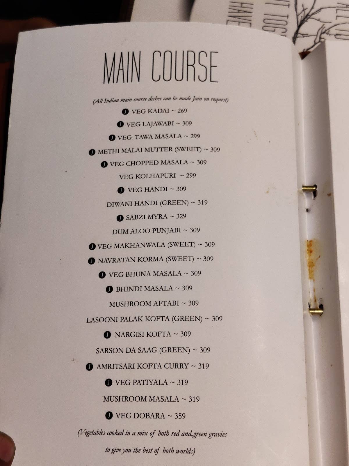Menu at Family Tree Ghatkopar, Mumbai