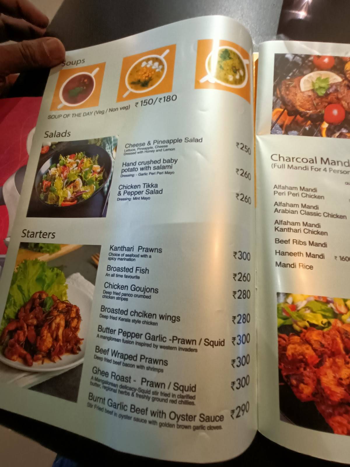 Menu at My Dine Restaurant, Kannur