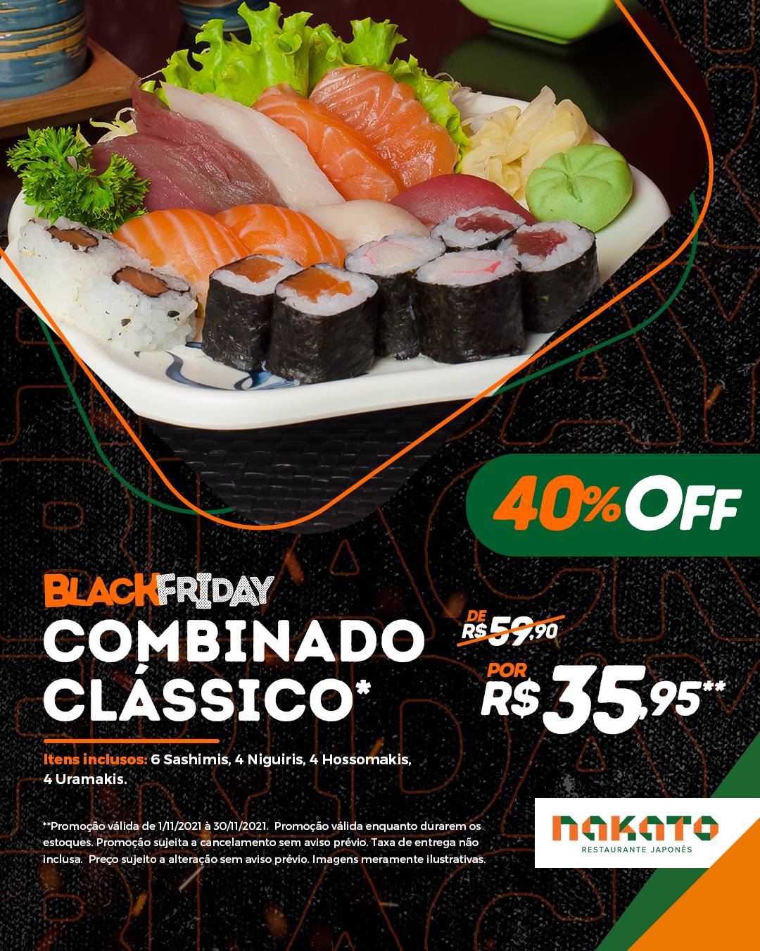 Menu em Nakato Sushi Cajamar - Rodízio & Delivery restaurante, Cajamar
