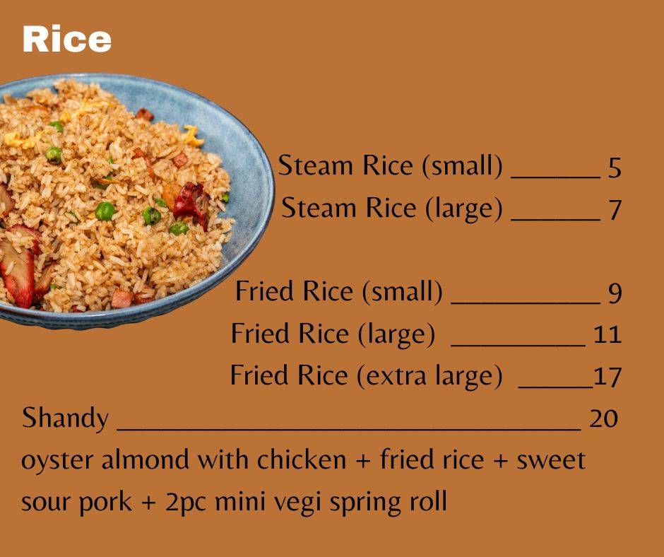 Menu at Nambour Junction Eatery (Chinese Take-Away) restaurant, Nambour