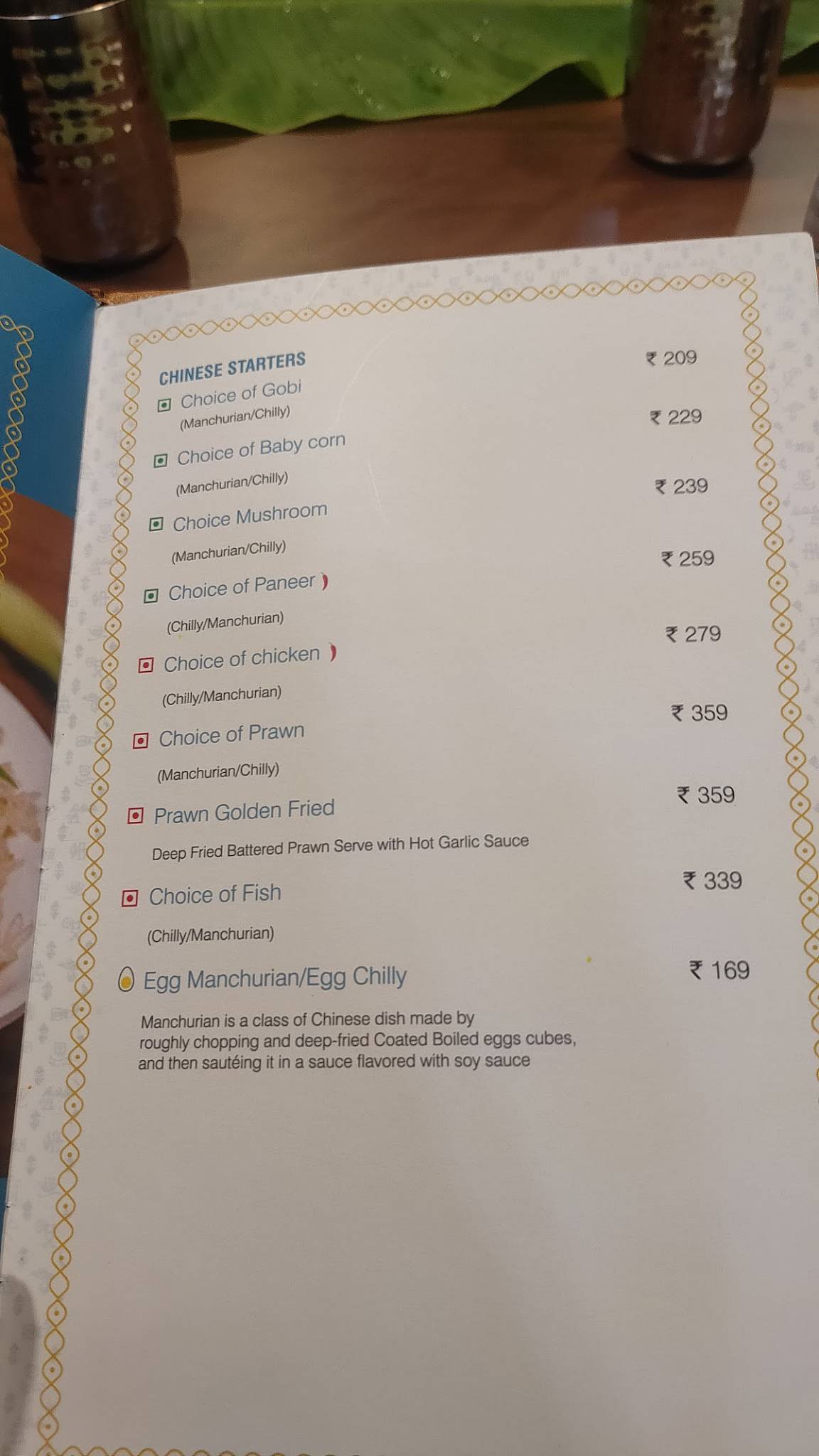 Menu at Nandhini Deluxe - Singasandra, Bengaluru