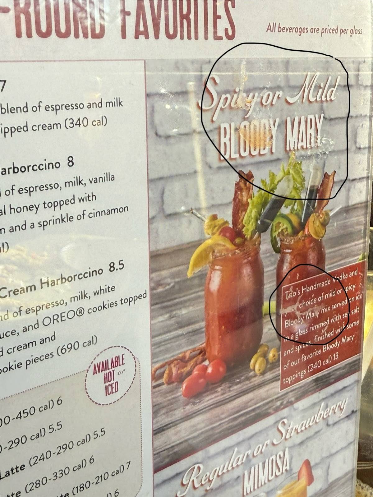 Menu at Egg Harbor Cafe, Naperville