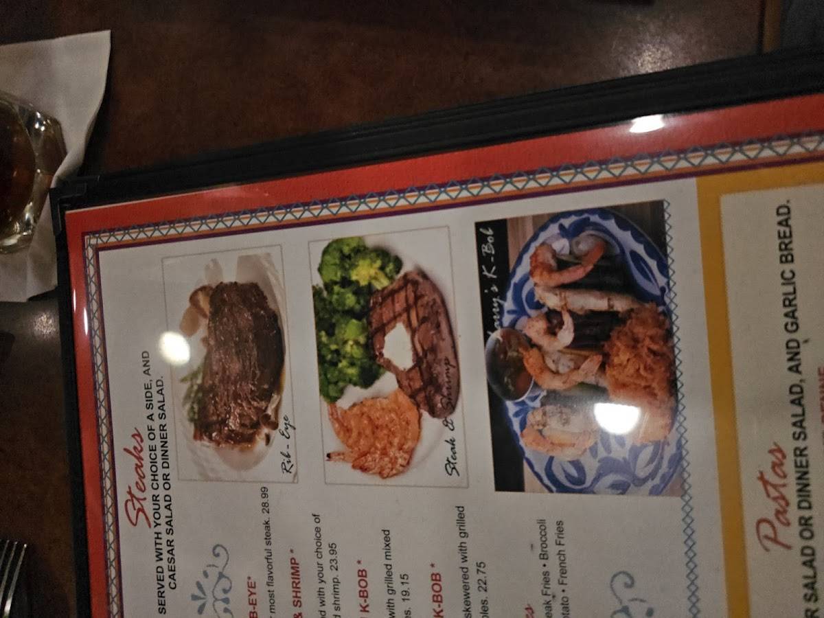 Menu at Los Cabos Mexican Grill restaurant, Navasota