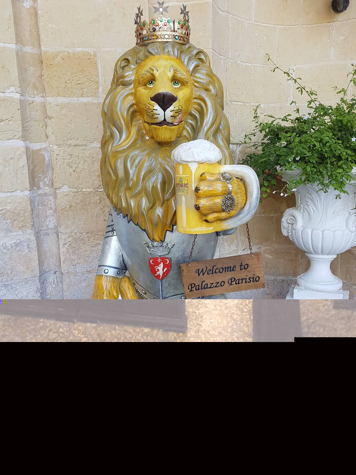 Speisekarte von Palazzo Parisio restaurant, Naxxar