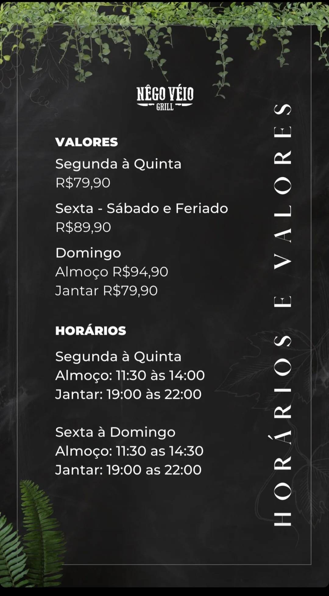 Menu em Nêgo Véio Grill restaurante, Uberlândia, Av. João Naves de Ávila