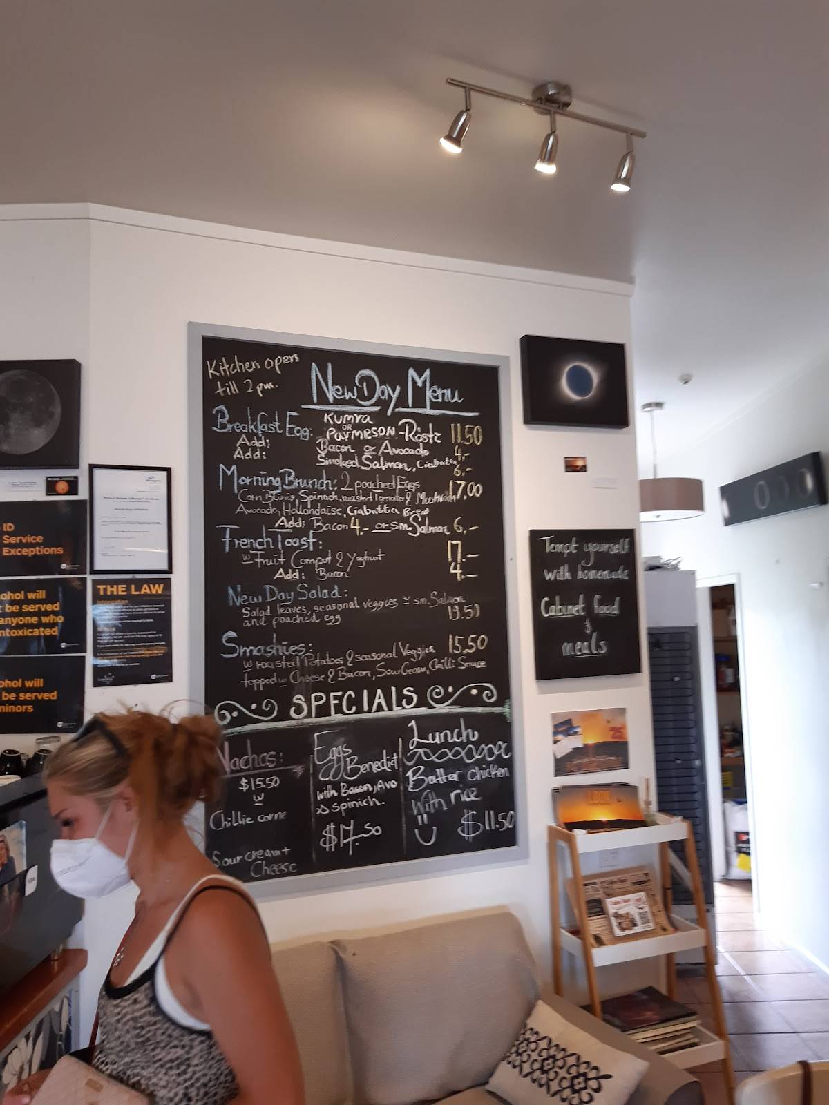 Menu at New Day Cafe & Indian Restaurant, Parua Bay