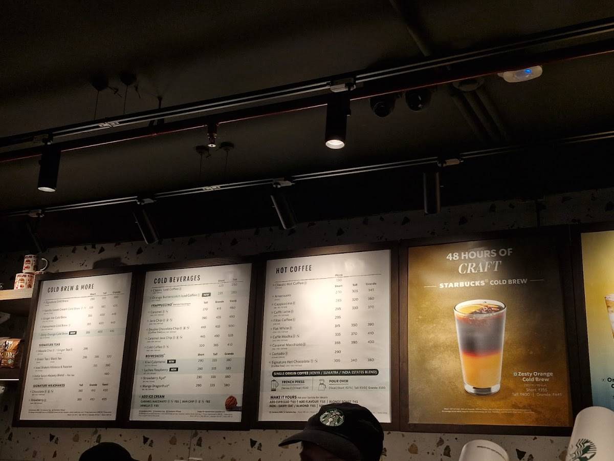 Menu at Starbucks, New Delhi, Ground Floor, Plot No 3, Pusa Rd