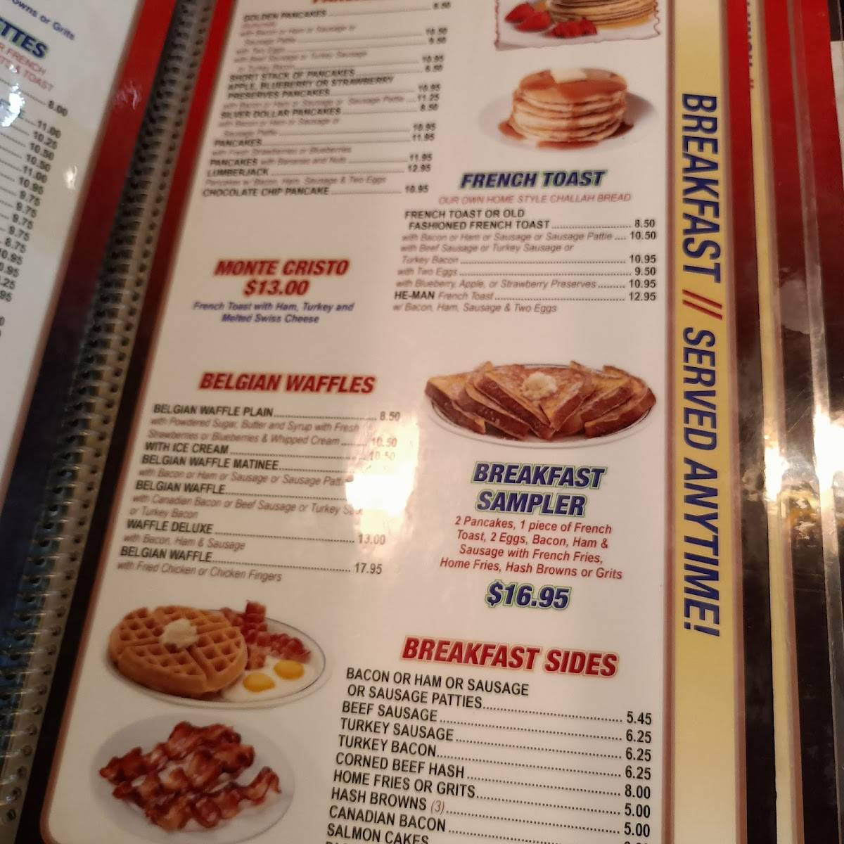 Menu at Sky View Diner restaurant, New Rochelle