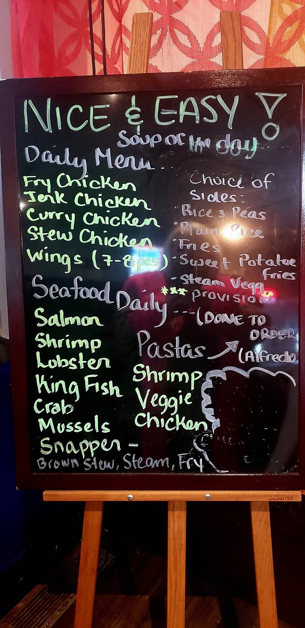 Menu at Nice And Easy Restaurant And Bar, Toronto