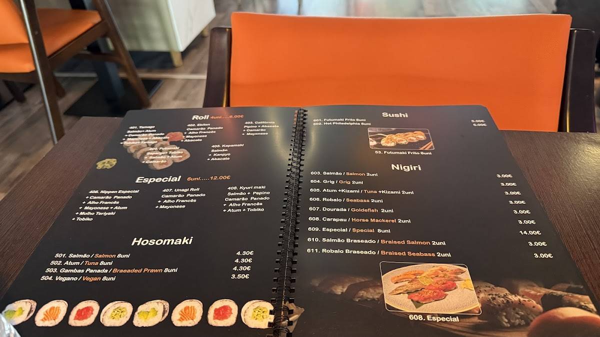 Menu em Nippon Ramen - Restaurante Japonês, Porto