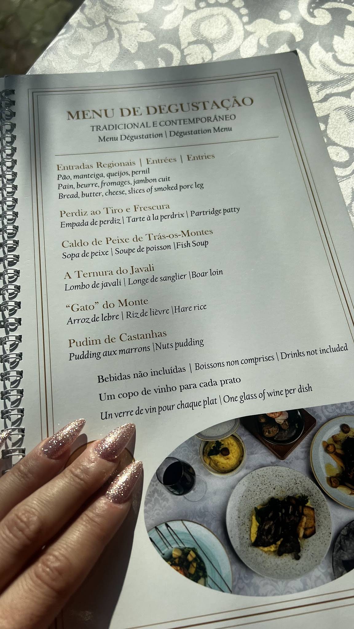 Menu em Restaurante Típico O Javali, Bragança