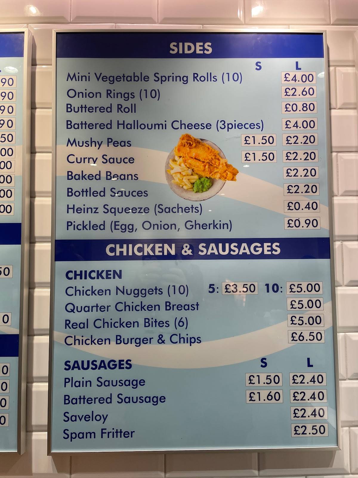 Menu at Ocean Star restaurant, Welwyn