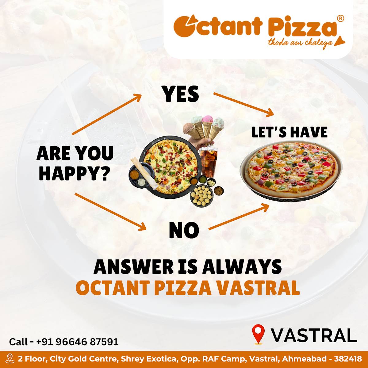 Menu at Octant Pizza Vastral Biggest Pizzeria in Ahmedabad Best ...