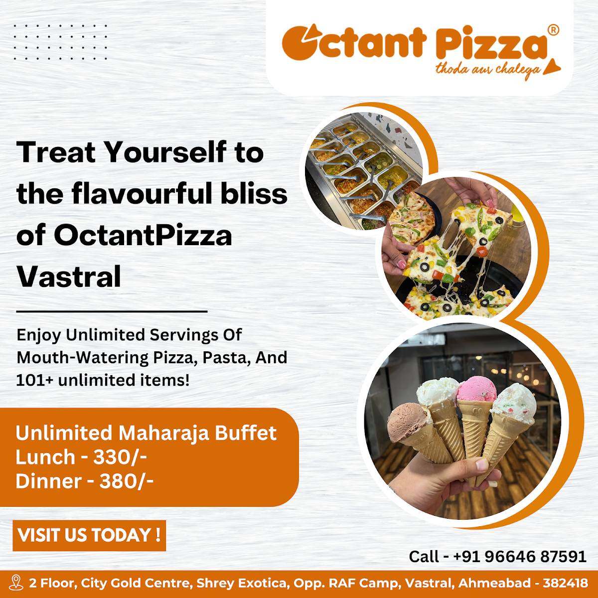 Menu at Octant Pizza Vastral Biggest Pizzeria in Ahmedabad Best ...