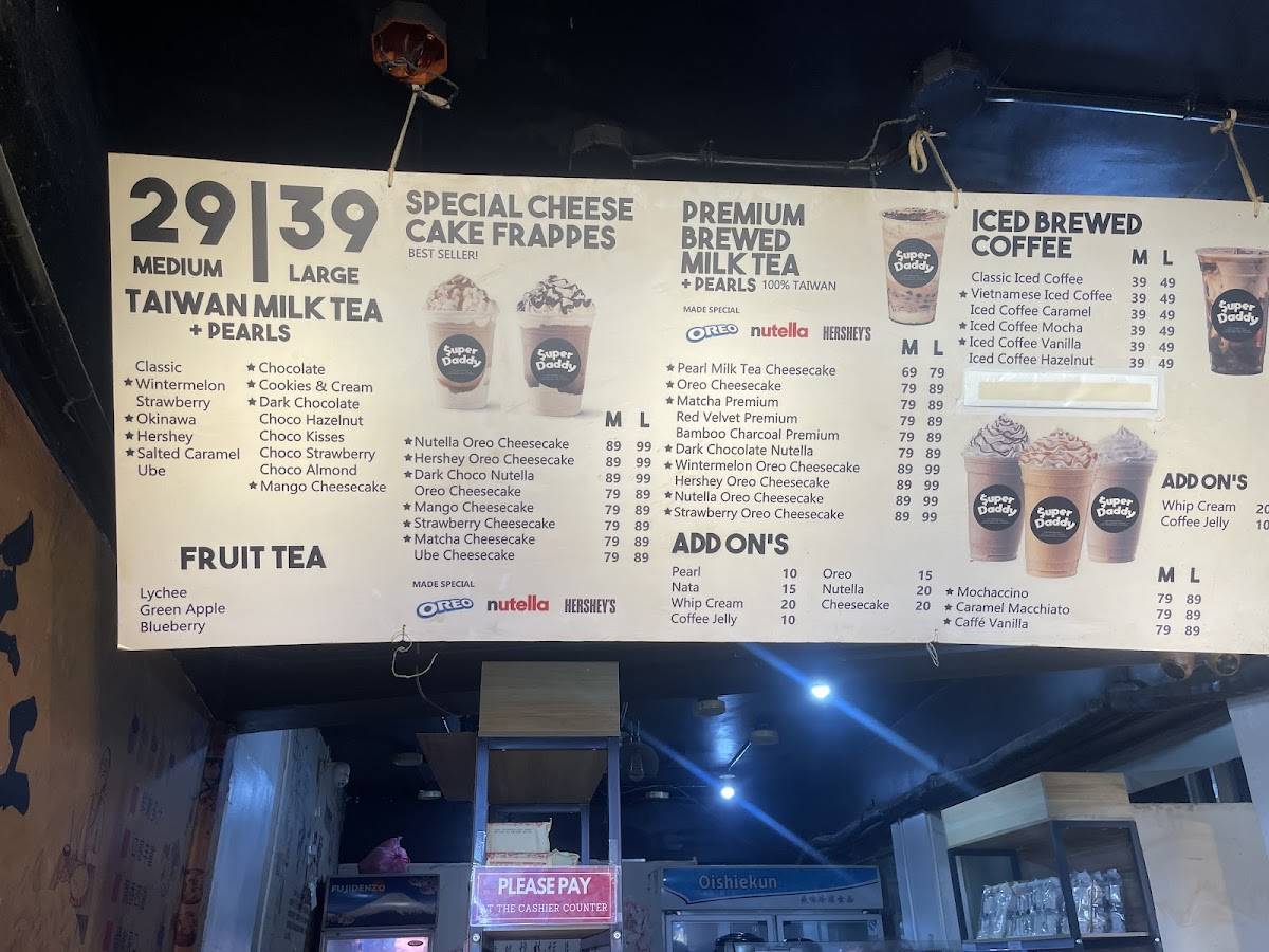 Menu at Oishiekun Chinese Bites restaurant, Manila