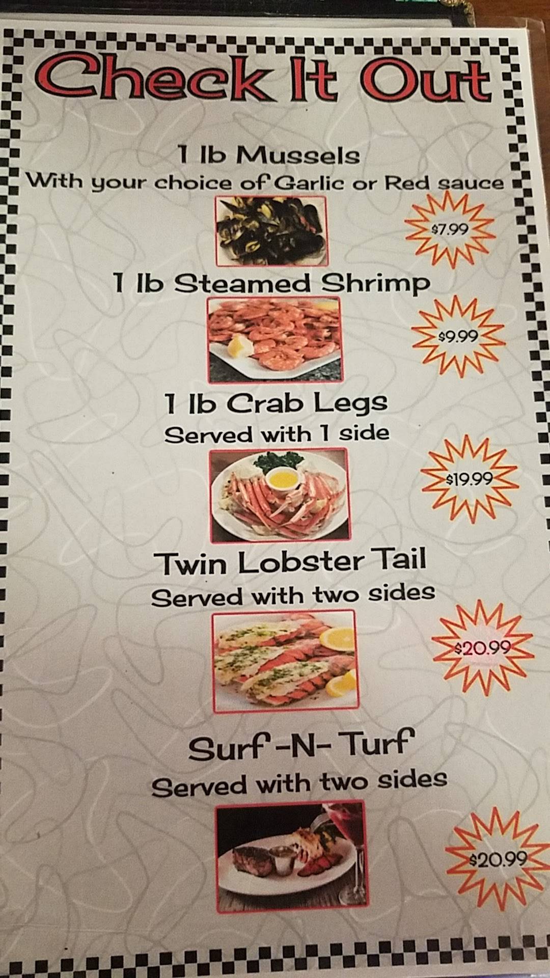 Menu at Old Time Diner restaurant, Leesburg