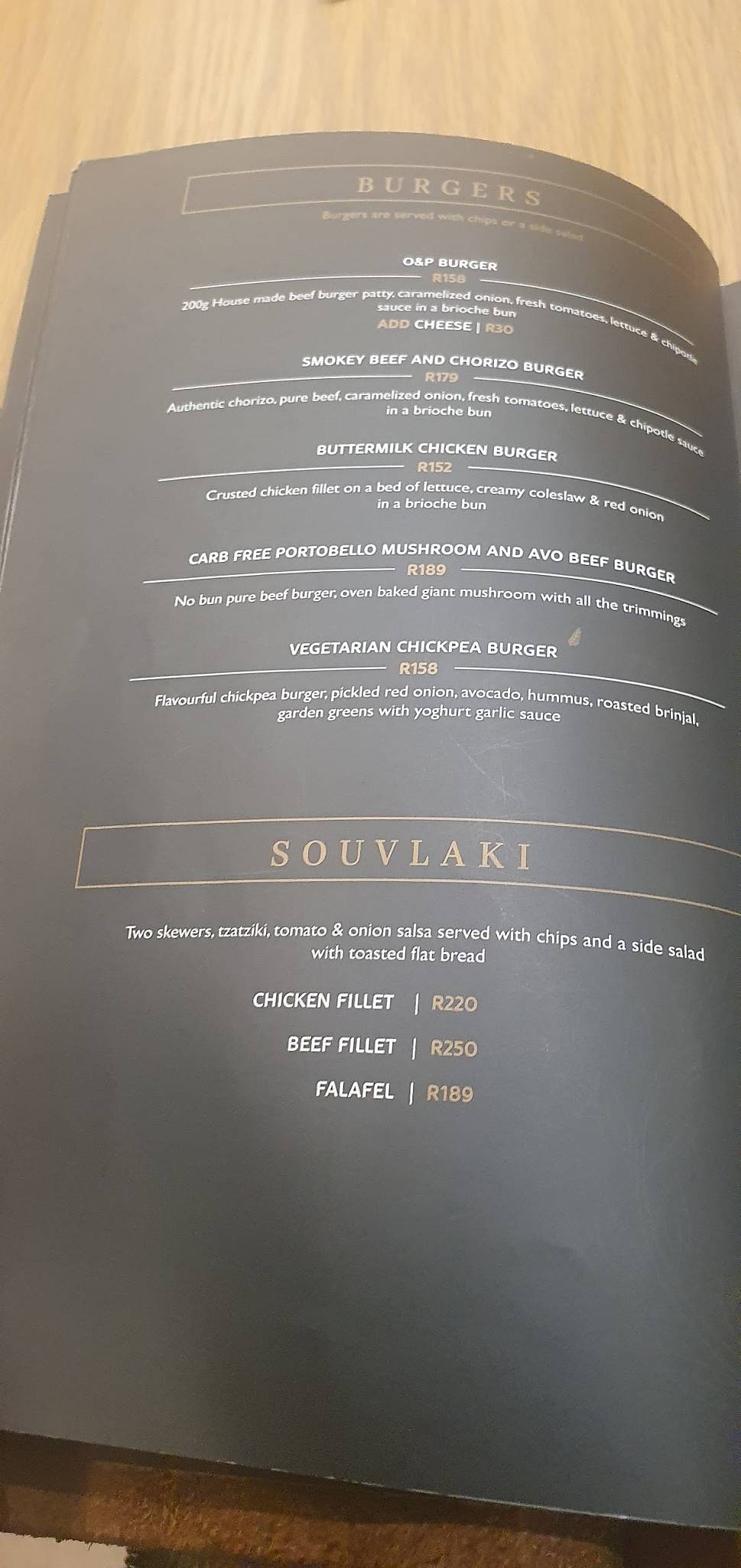 Menu at Olives & Plates Ellipse pub & bar, Midrand