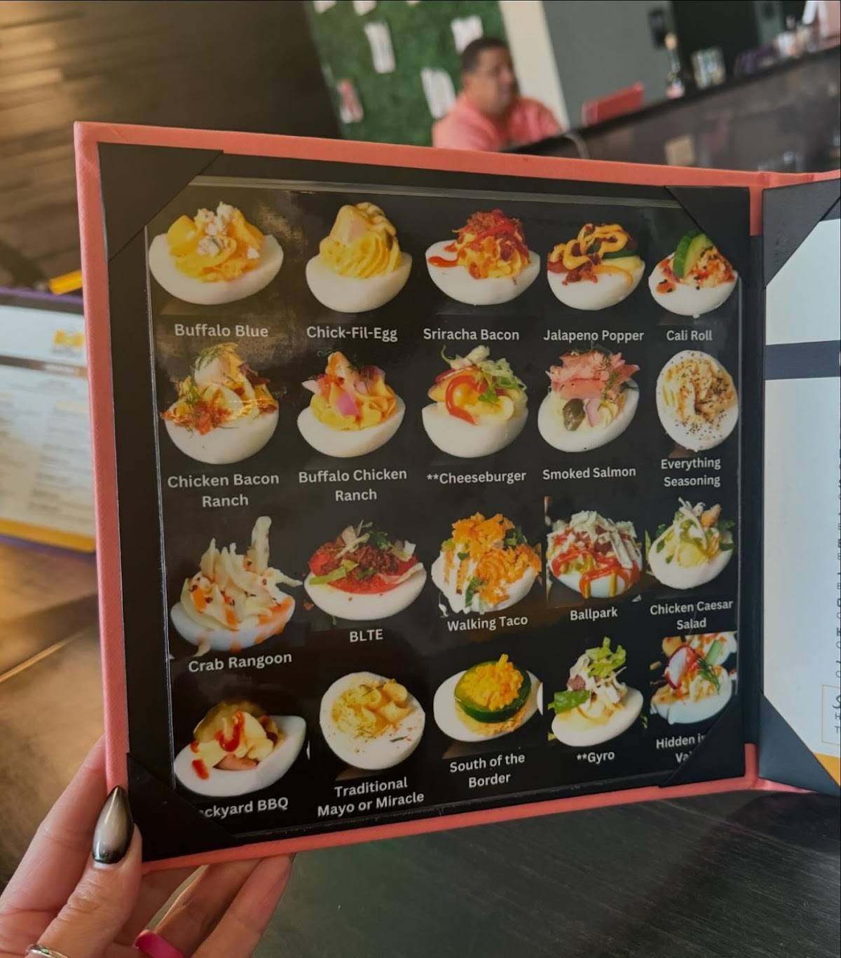 Menu at Deviled Egg Co. pub & bar, Omaha