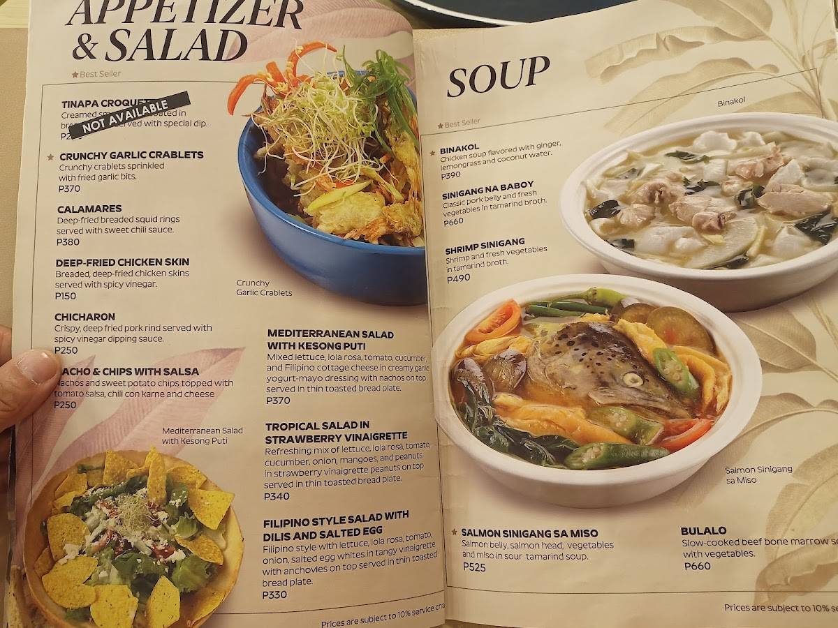 Menu at Ombu Kusina restaurant, Quezon City, 91 - 93