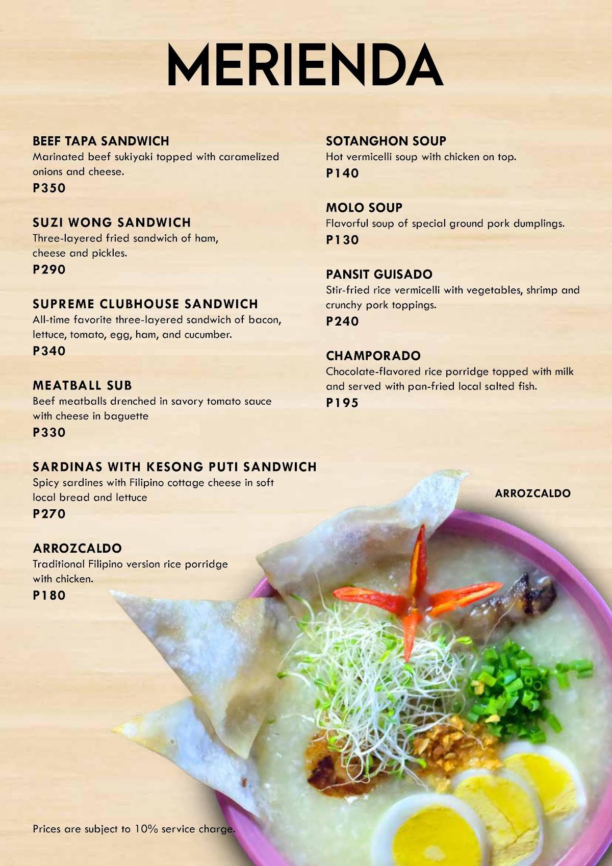 Menu at Ombu Kusina restaurant, Quezon City, 91 - 93