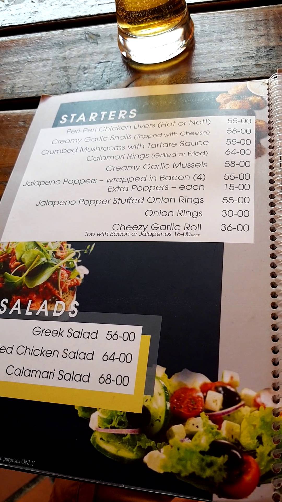 Carta de Oppi Stoep Bar & Braai, Pretoria