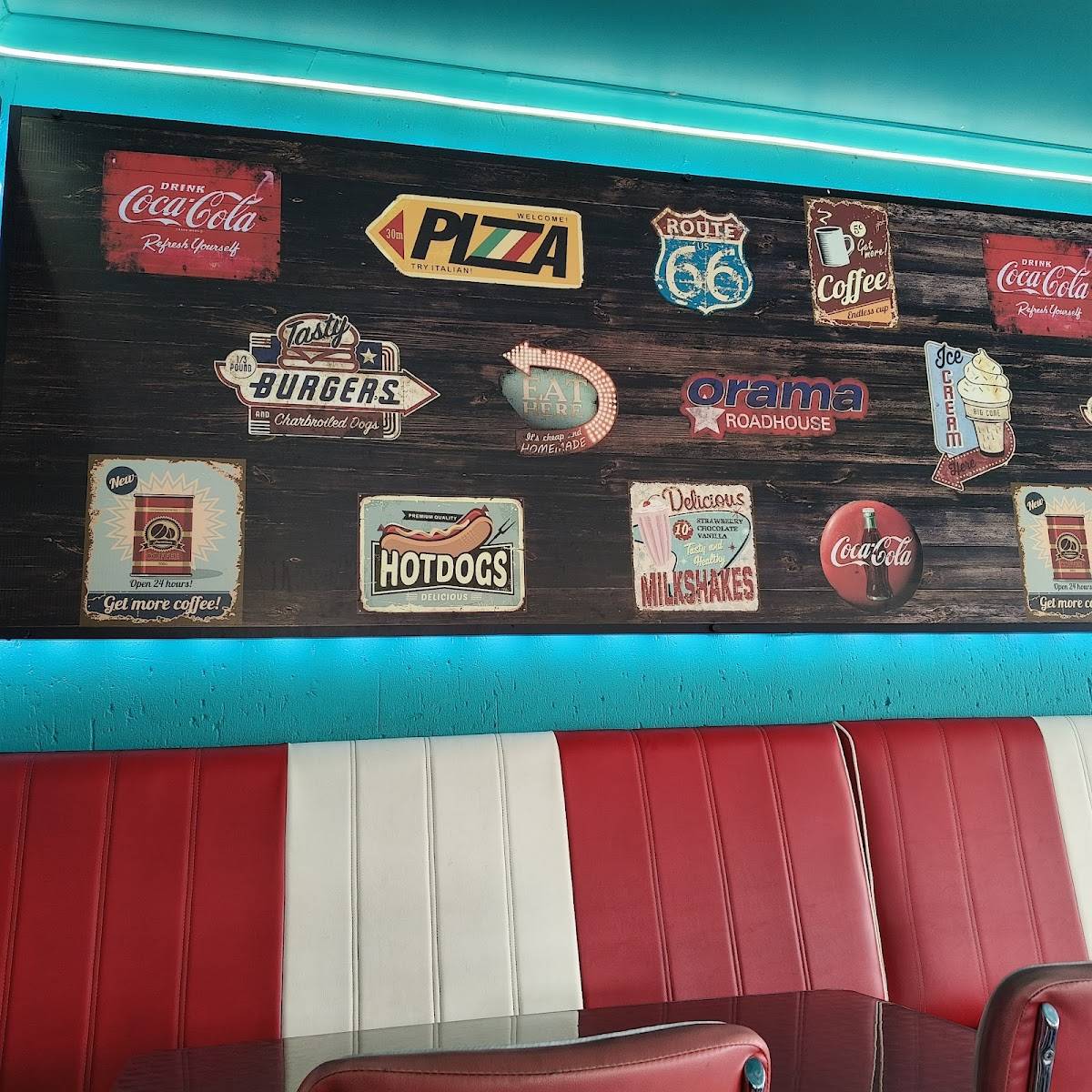 Menu at Orama Roadhouse restaurant, Boksburg