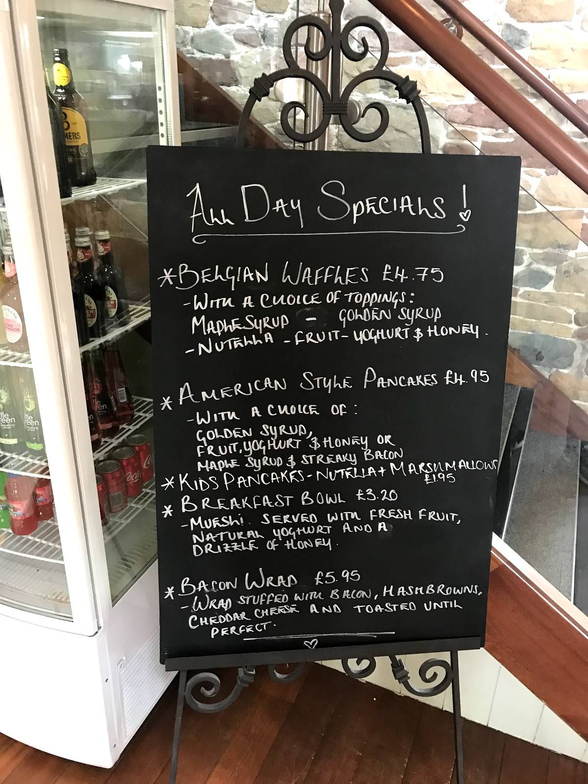 Menu at Orton Grange Cafe & Gifts Ltd., Carlisle