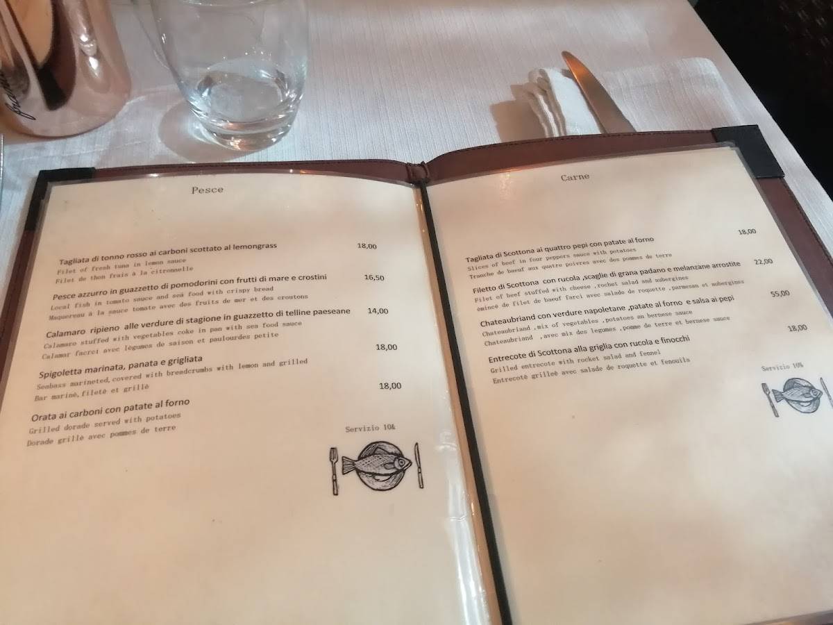 Menu da Osteria Ristorante Il Garum, Napoli, Piazza Monteoliveto