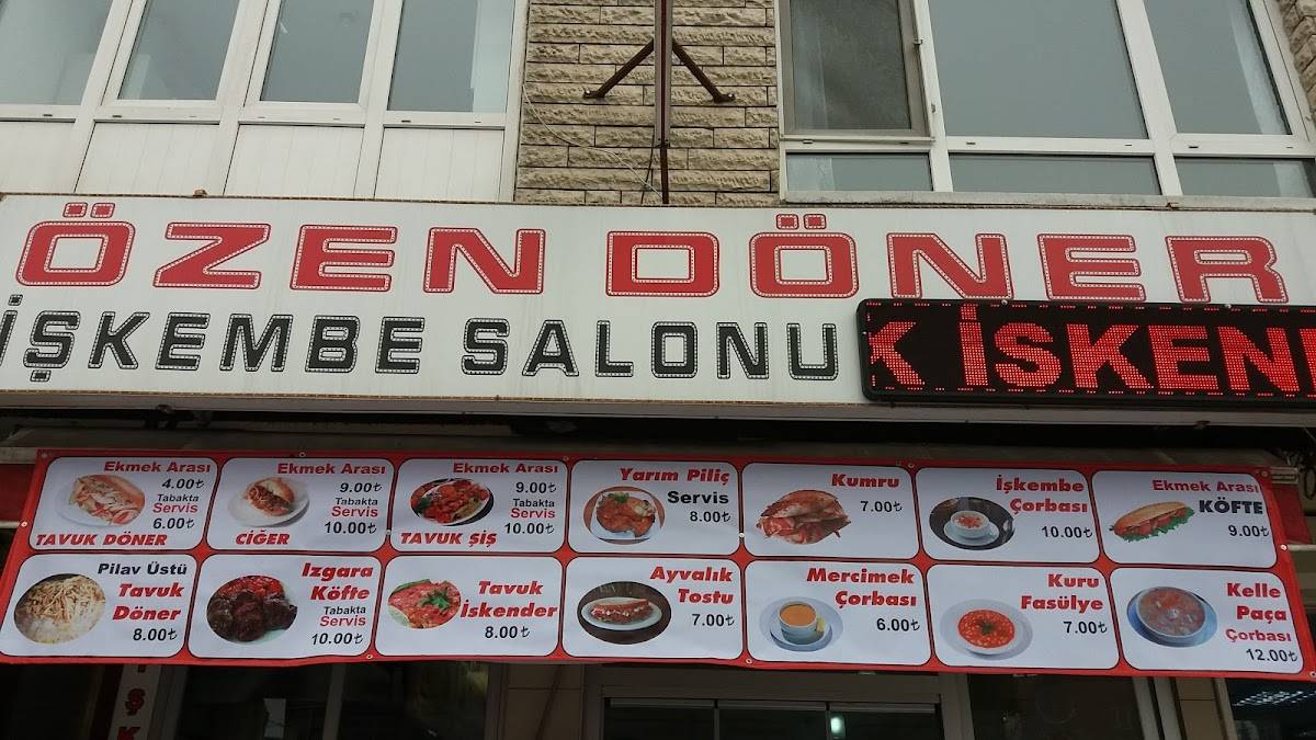 Carta de Ozen Doner ve Iskembe Salonu, Ankara