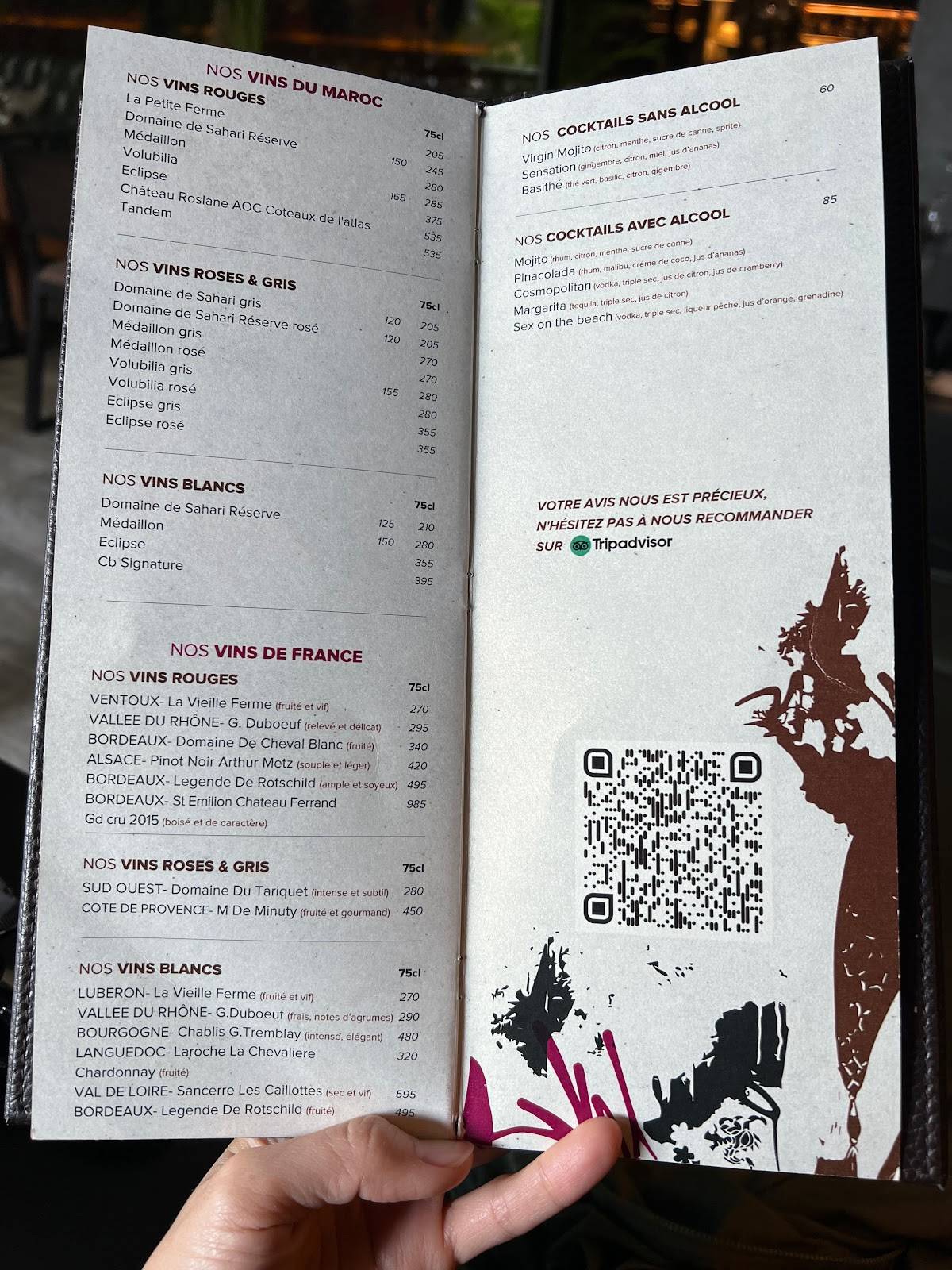 Speisekarte von POKA by Katsura restaurant, Marrakesch