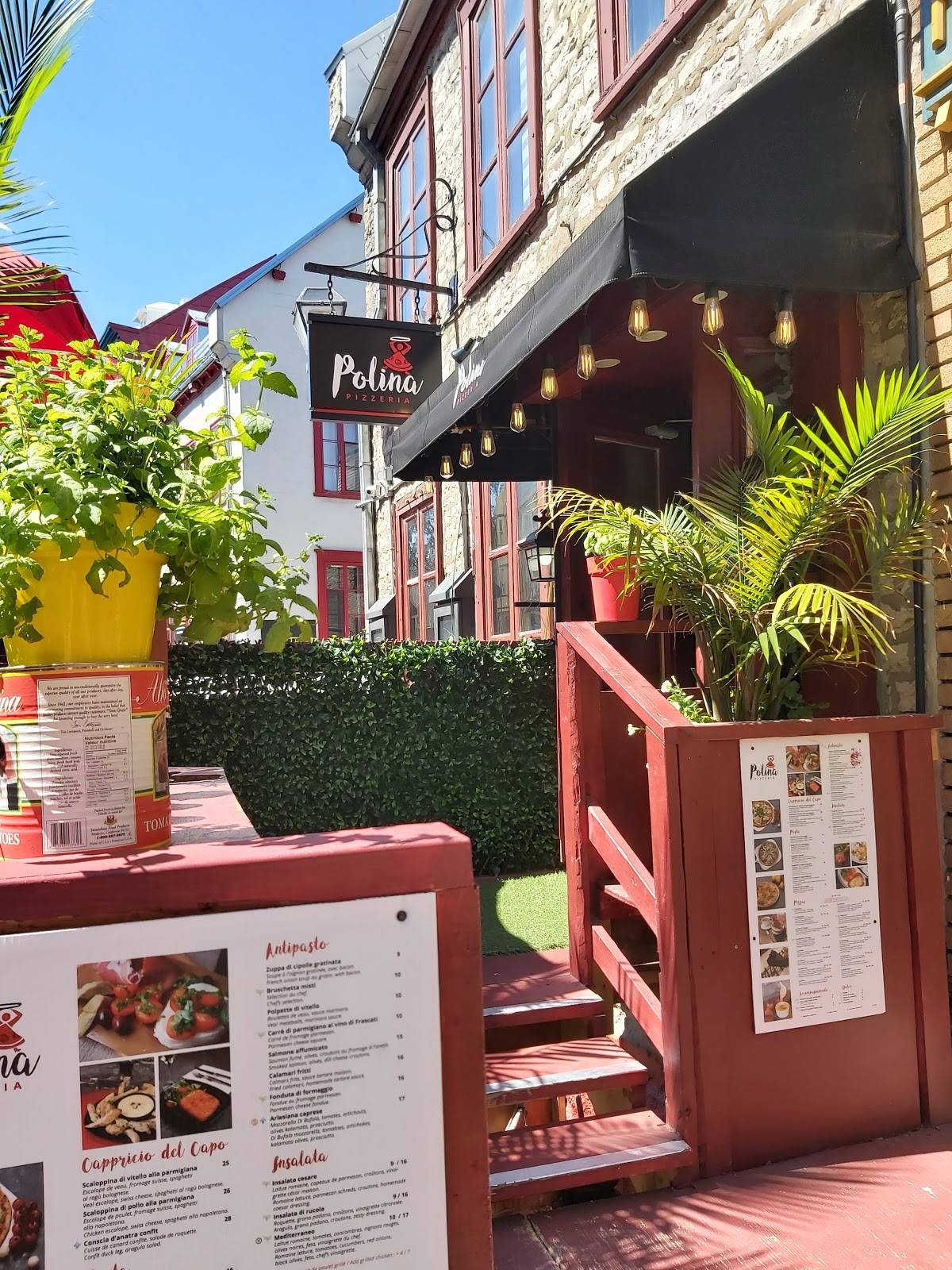 Menu au POLINA Pizzeria, Québec
