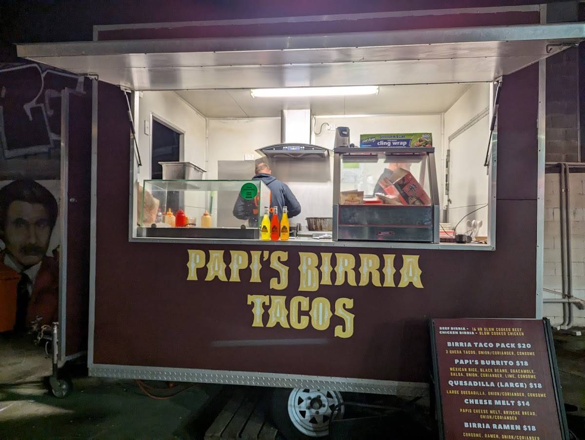 Menu at Papi's Birria Tacos Haberfield restaurant, Haberfield