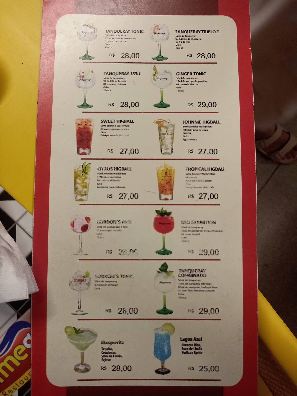 Menu em Parmegianno Maragogi restaurante, Maragogi