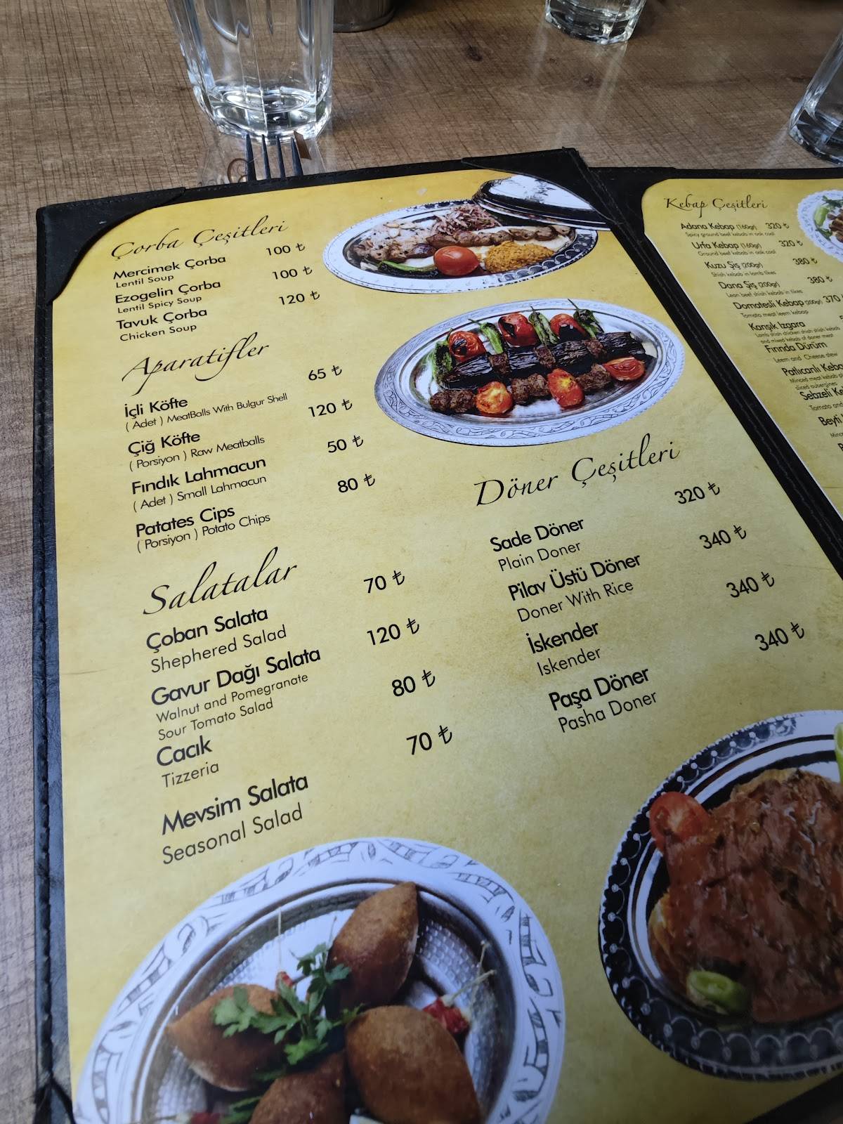 Menu at Paşa Bey Kebap - Lahmacun - Antalya, Antalya,. Sk. No:4 D:1
