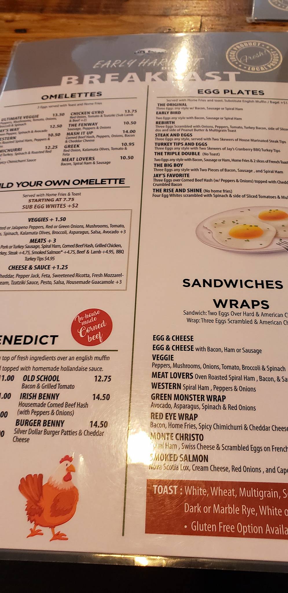 Menu at Century House Restaurant, Peabody