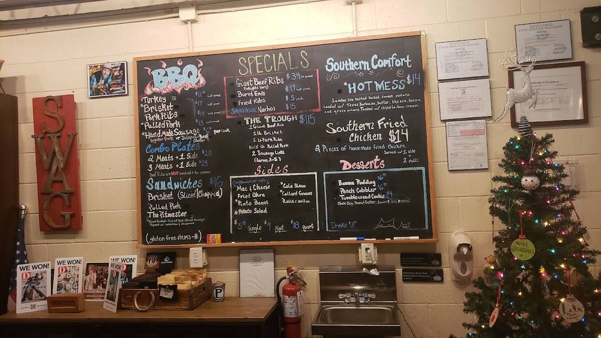 Menu at Pecan Lodge BBQ, Dallas, Main St