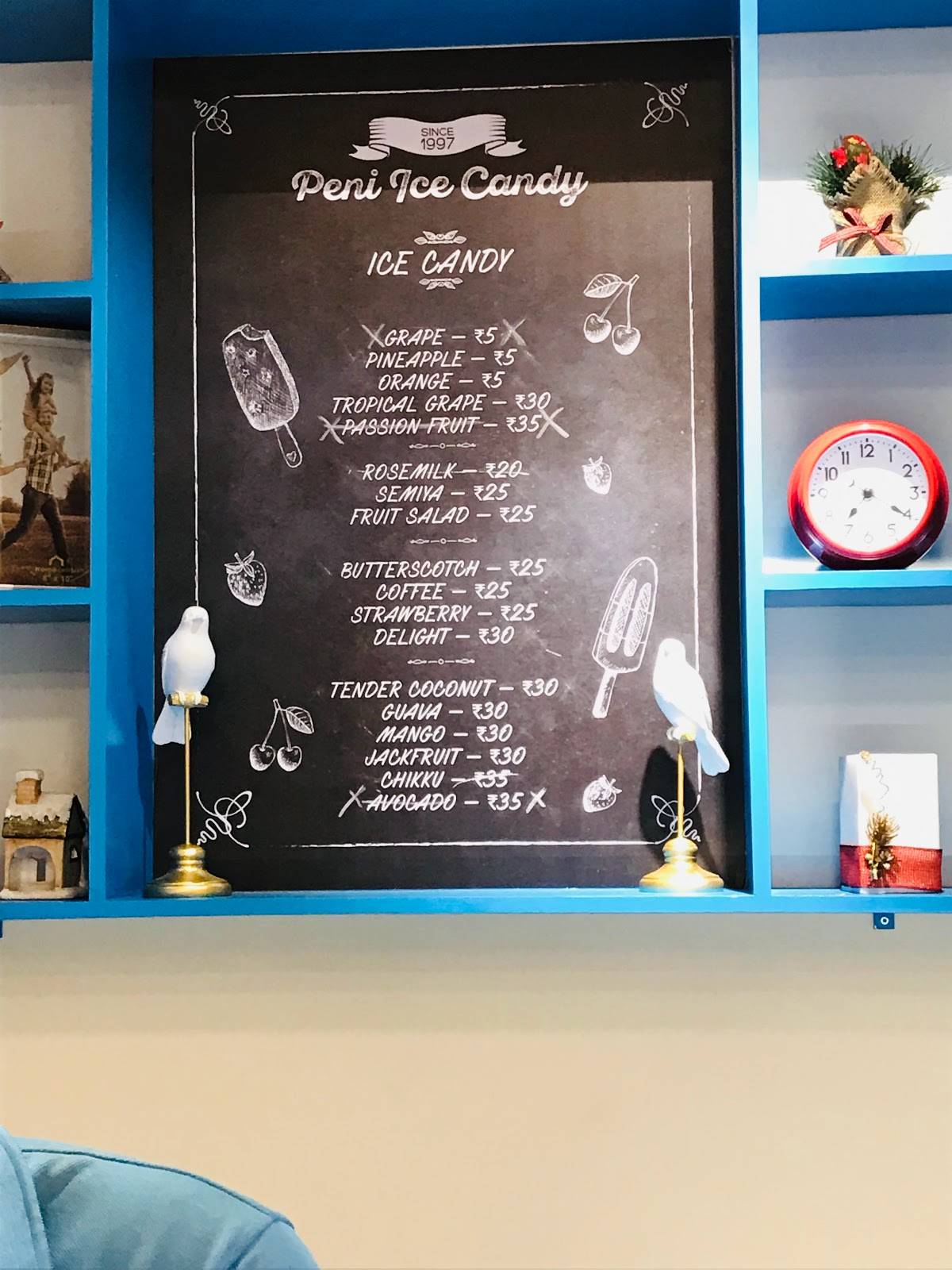 Menu at Peni Ice Candy - Aluva, Kochi, Kochi, Poonkavanam Towers