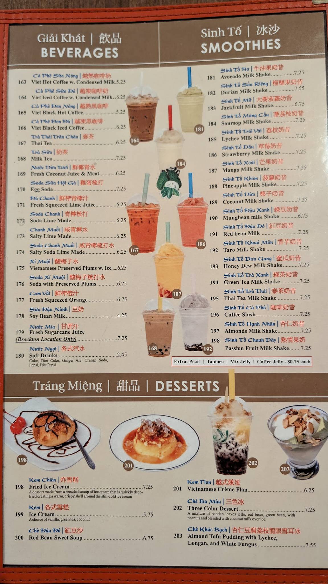 Menu at Pho 89 (RANDOLPH) restaurant, Randolph, 937 N Main St