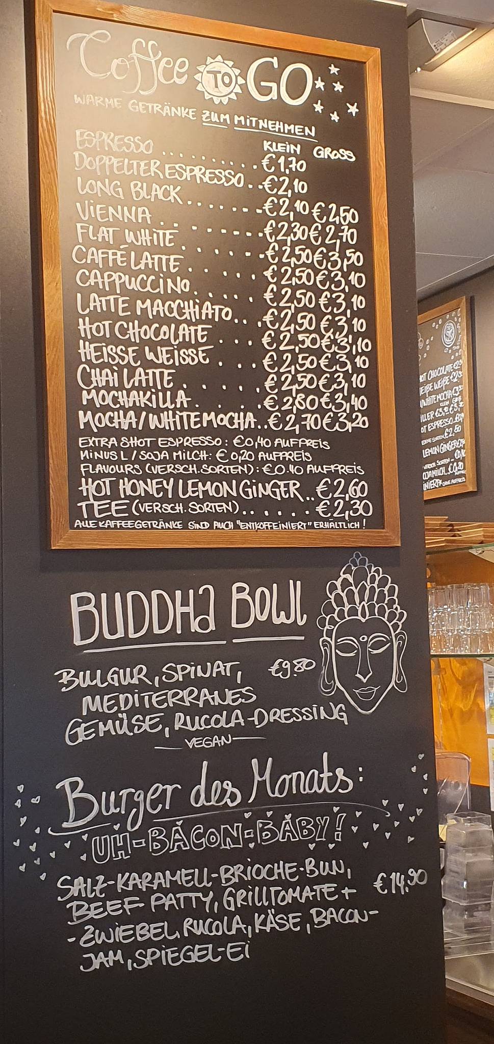 Speisekarte von Phoenix Coffee cafe, Bruchsal