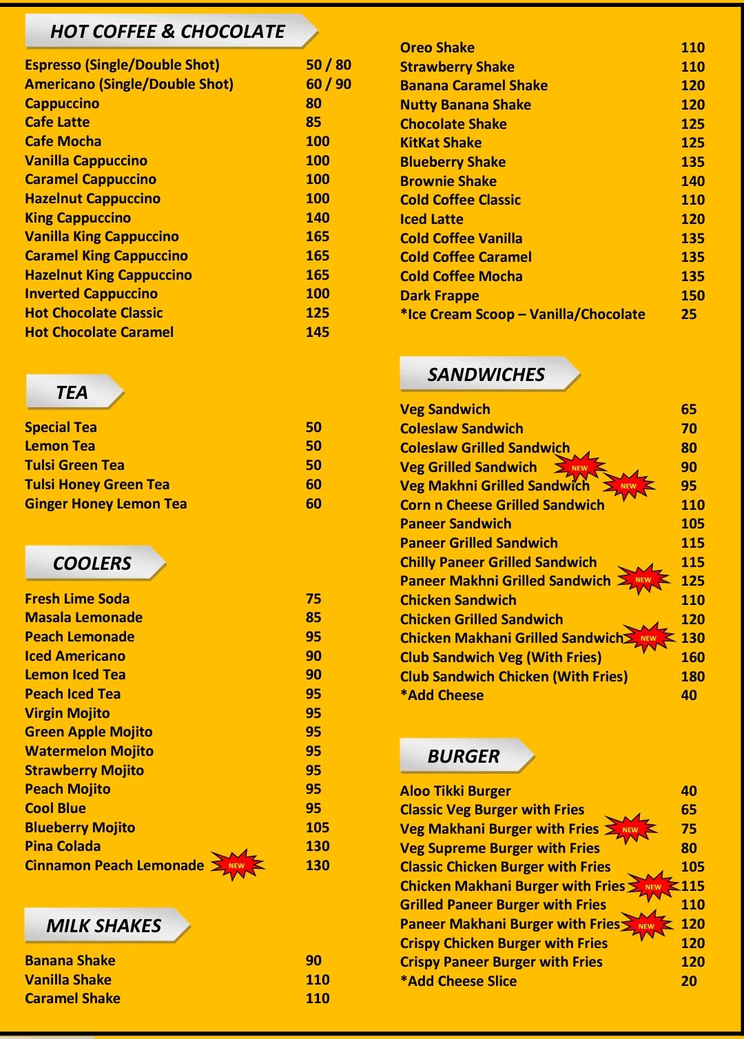 Menu at Pinewood Café & Kitchen, Dehradun