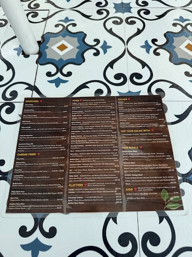 Menu at Pitaluv restaurant, Spring Hill