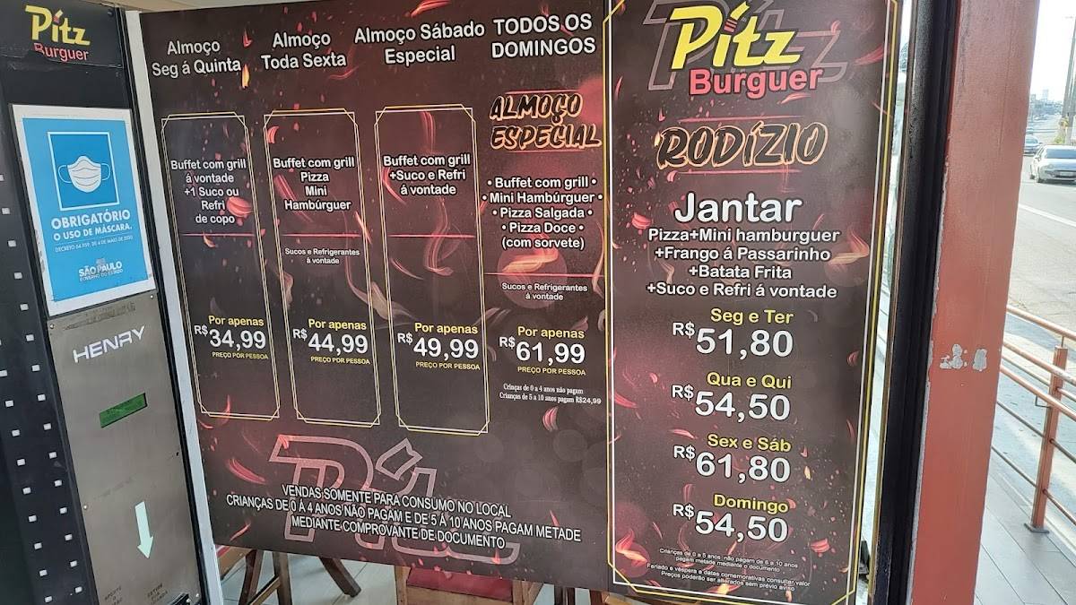 Menu em Pítz Burguer Restaurante, Osasco, Av. dos Autonomistas
