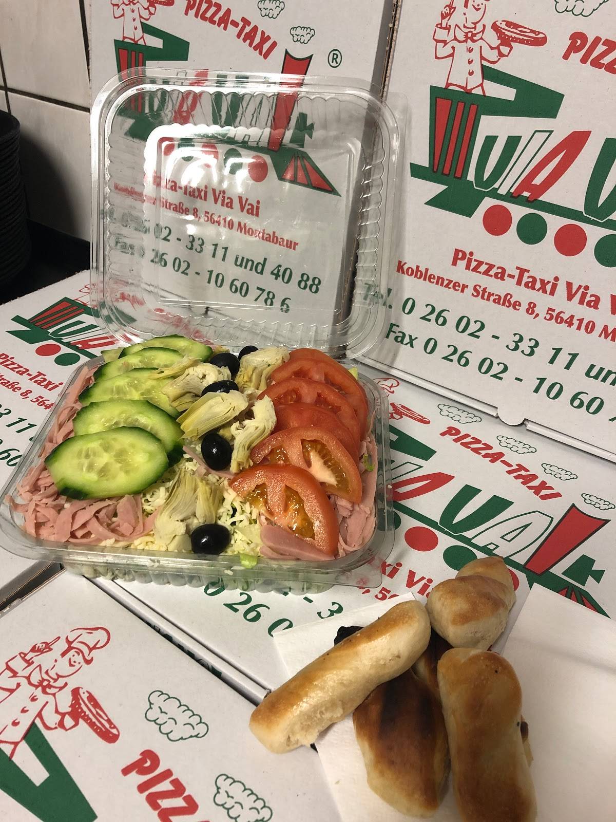 Speisekarte von Pizza-Taxi Via Vai, Montabaur
