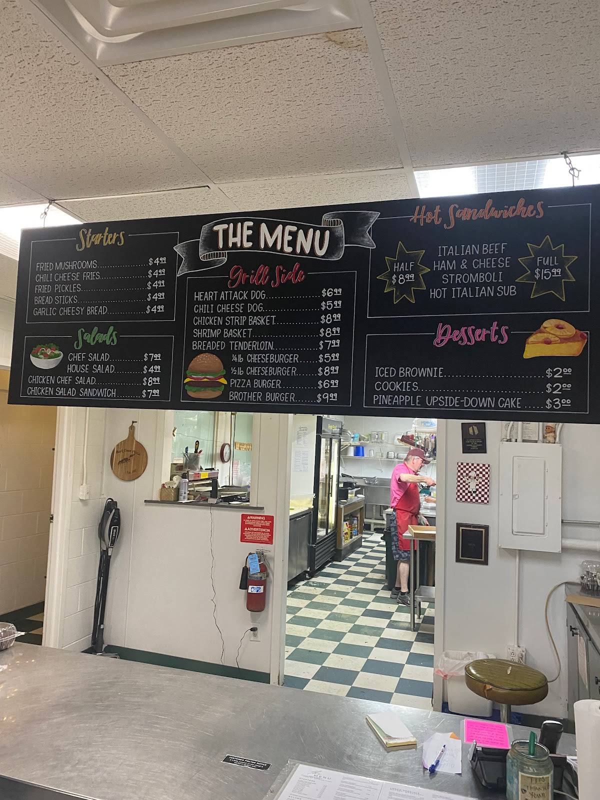 Menu at Backdoor Pizza & More pizzeria, Danville