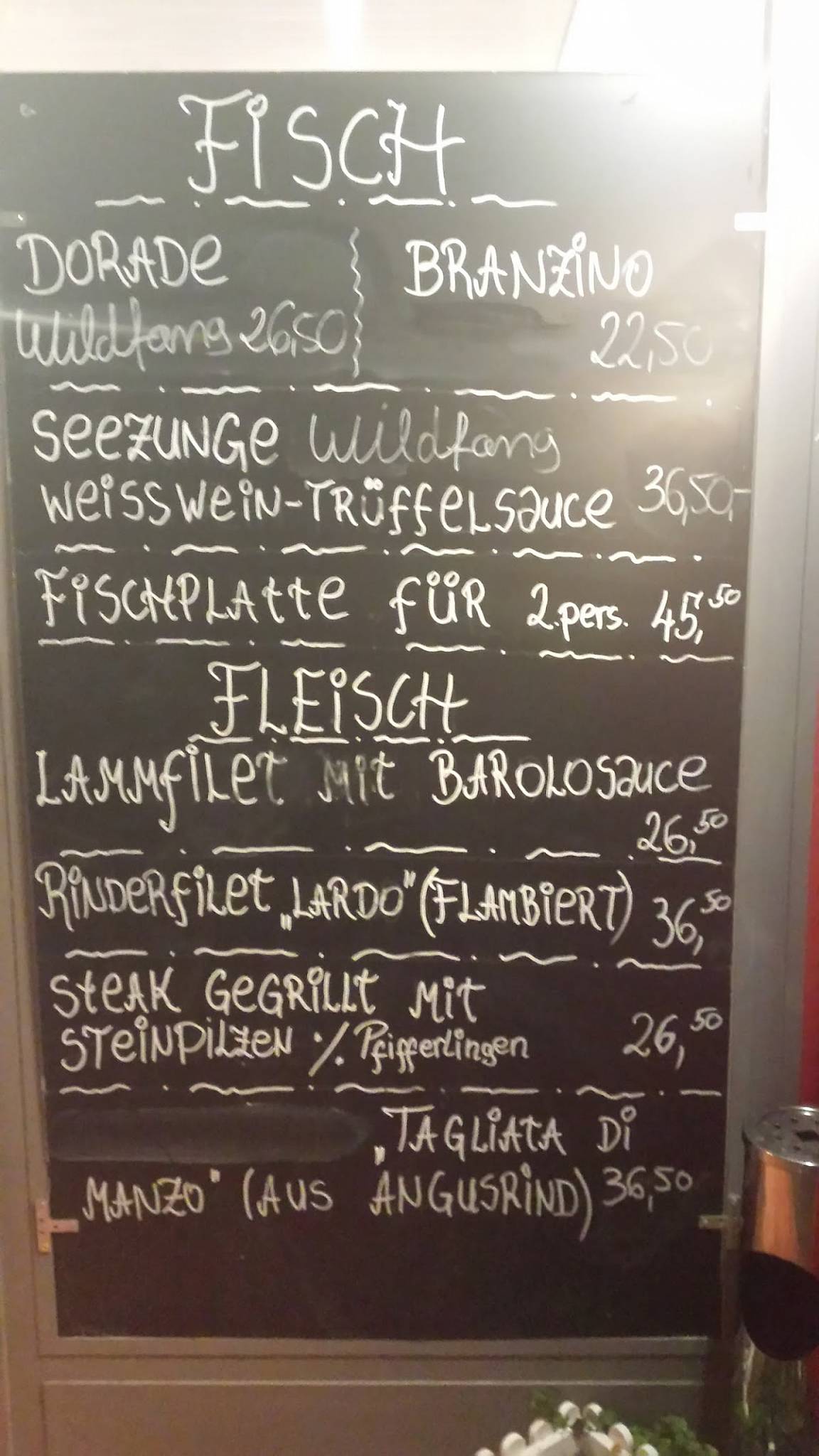 Speisekarte von Piccolo Mondo Da Noi Due pizza, Esslingen am Neckar