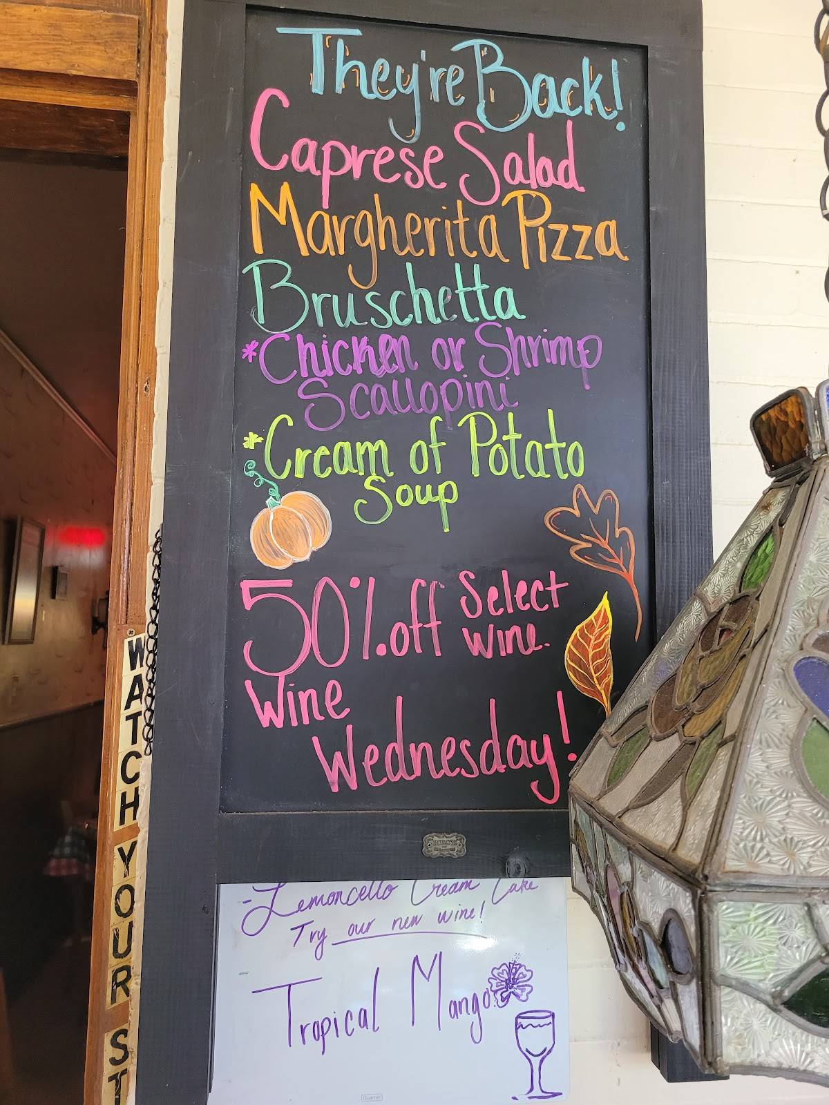 Menu at The Italian Kitchen pizzeria, El Paso, Pershing Dr