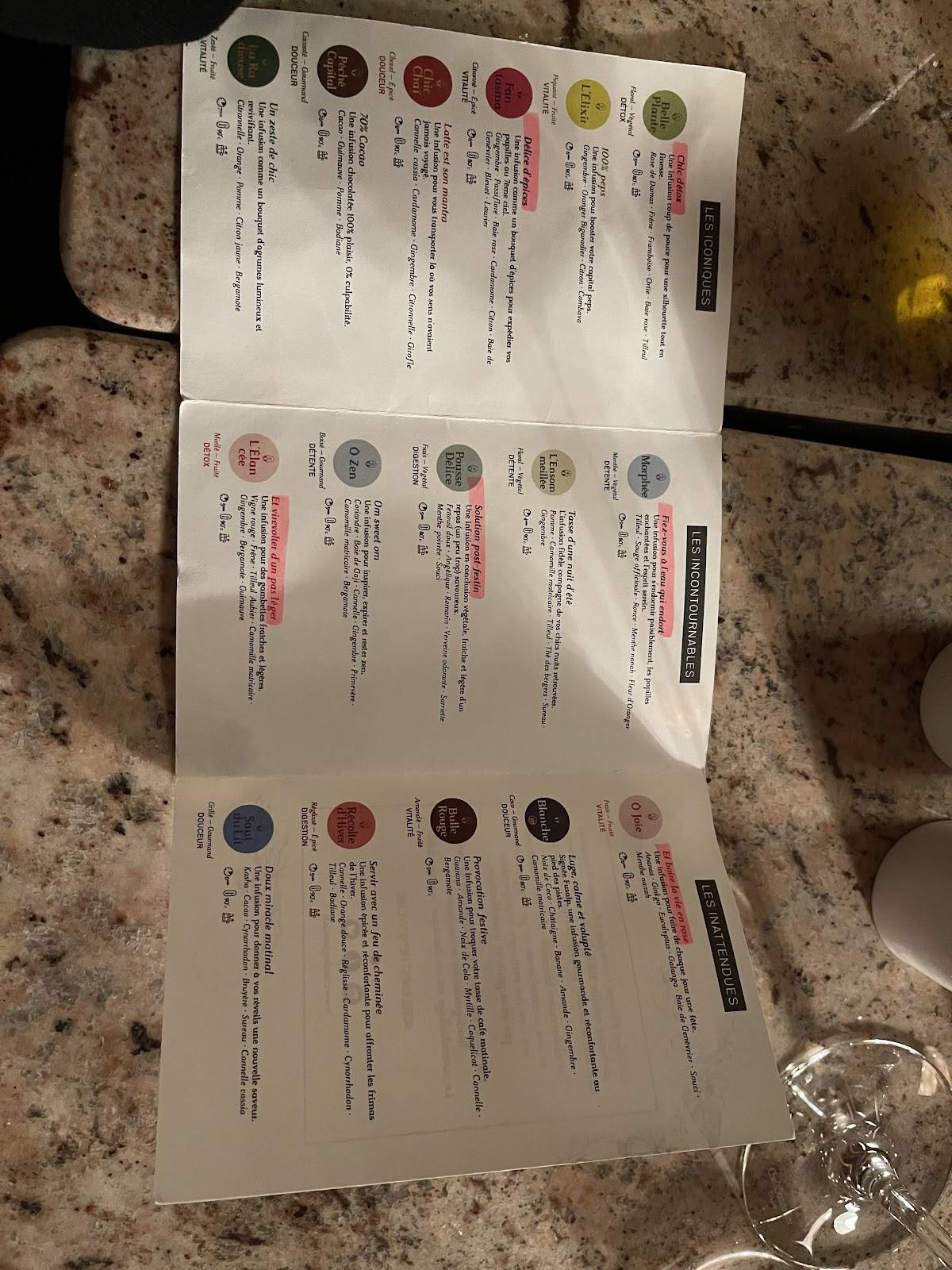 Menu at Pizzeria chez Nano, Val-d'Isère